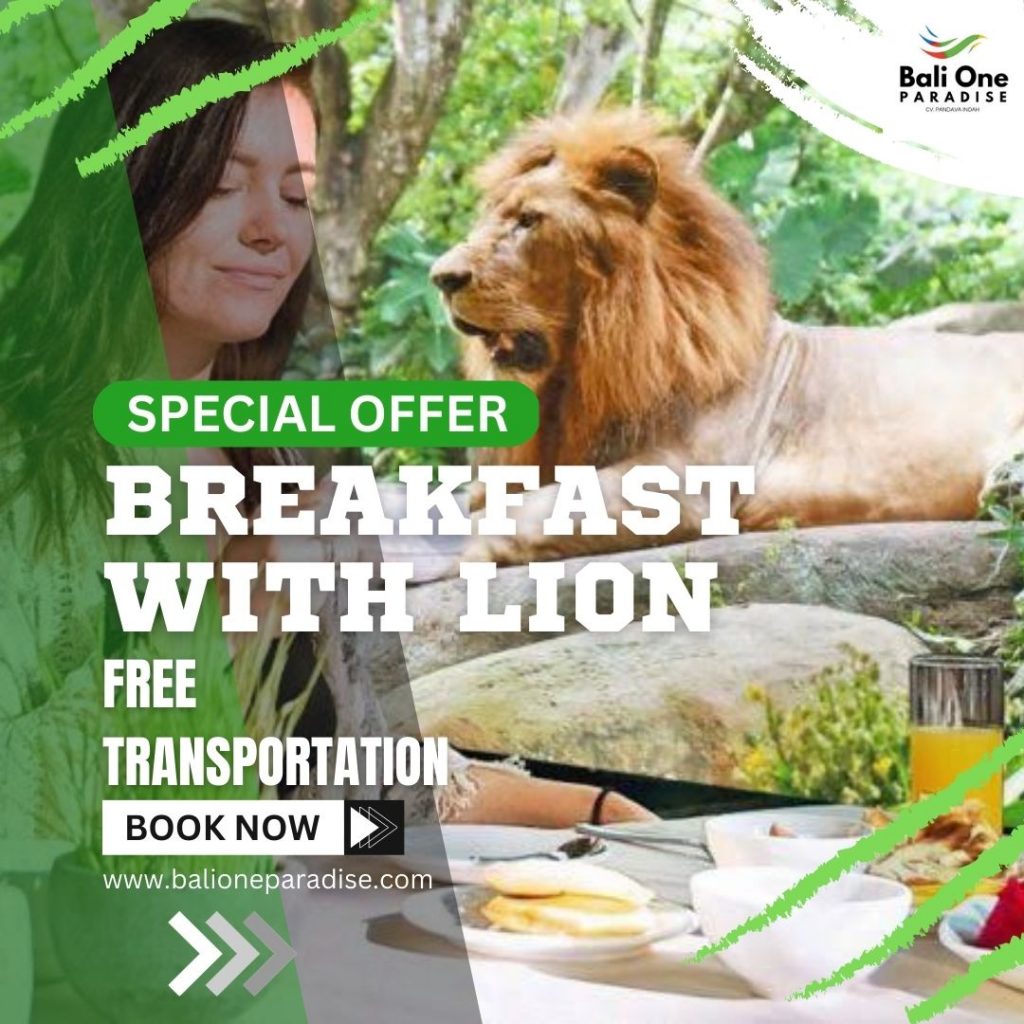 BREAKFAST WITH LION - BALI ONE PARADISE